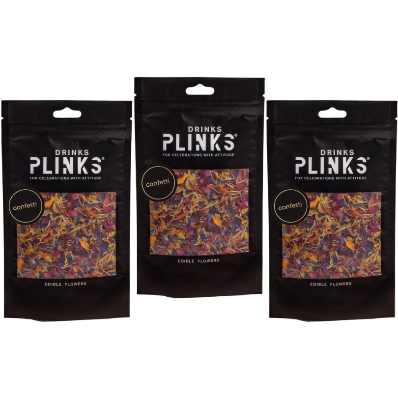 EDIBLE FLOWERS confetti - pack of 3 – DrinksPlinks